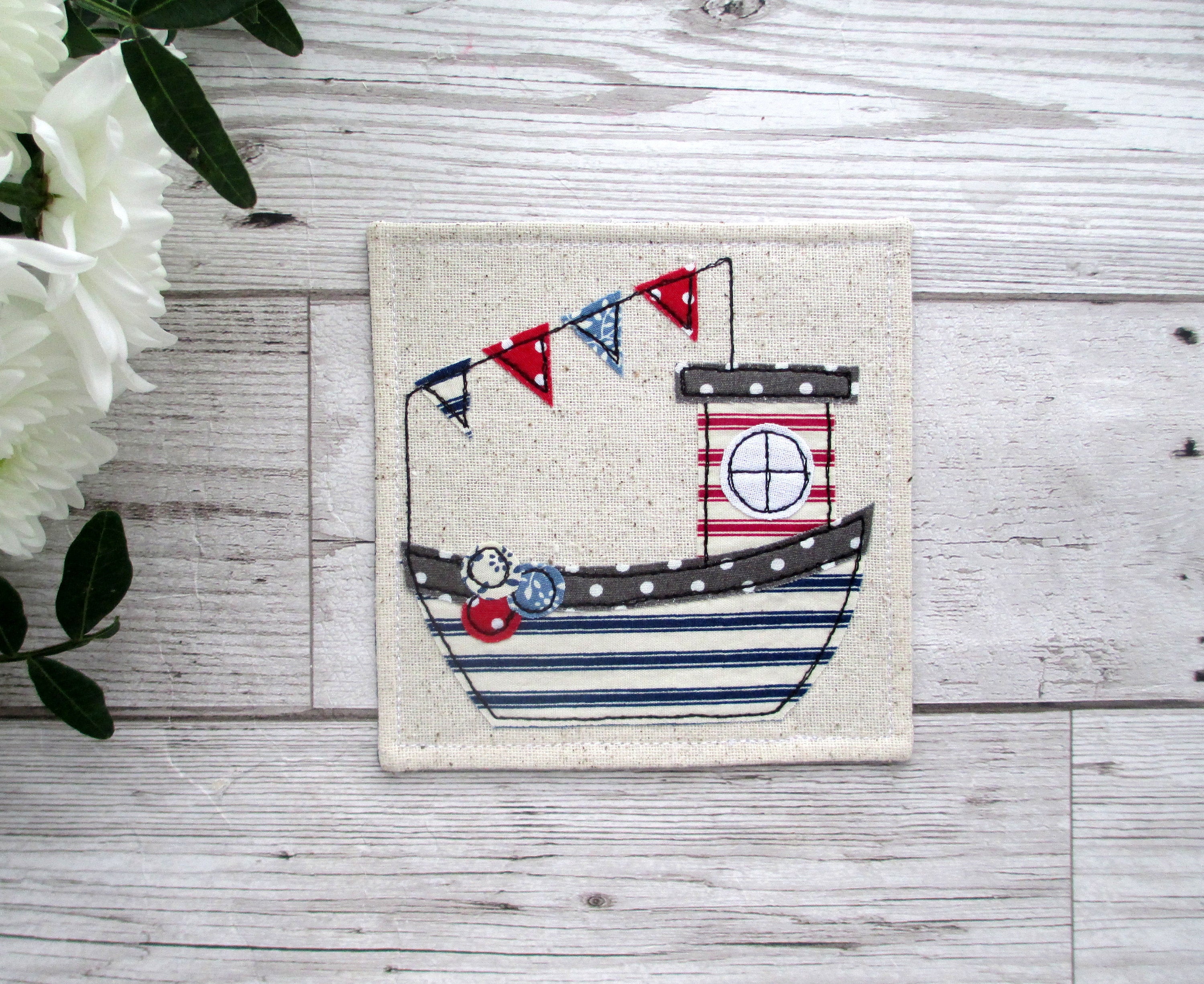 Nautical Coaster, Housewarming Gift For A Nautical Home on Luulla