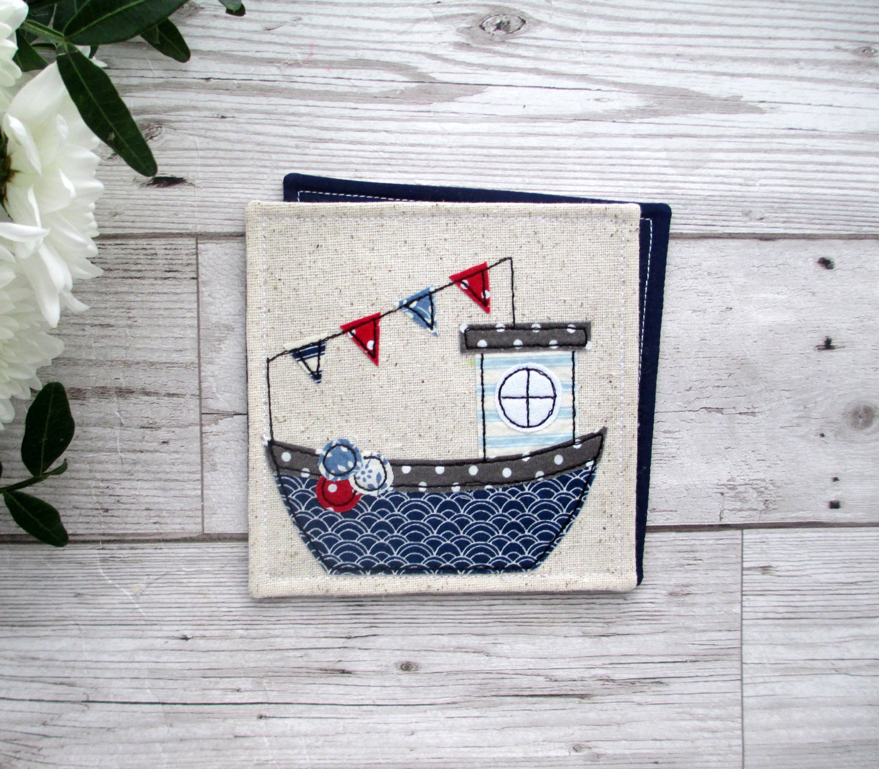 Nautical Coaster, Housewarming Gift For A Nautical Home on Luulla